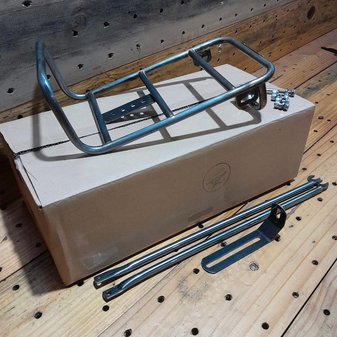 Edsen Front Rack + Light Mount - Raw – Bike Built Grip